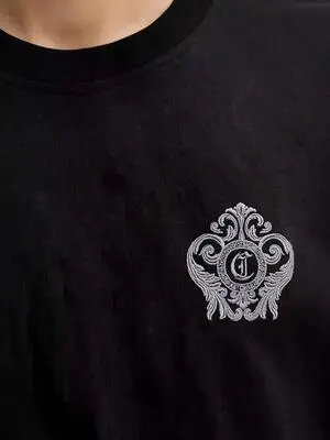 Just Cavalli Logo-embroidered T-shirt