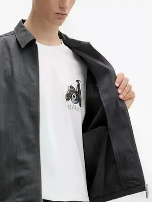 Filling Pieces Zip Embroidered Jacket
