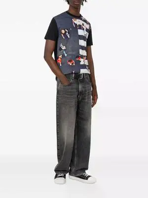 Moschino Printed Cotton Jersey T-shirt