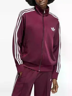 Adidas Firebird Logo-embroidered Sweatshirt - Red