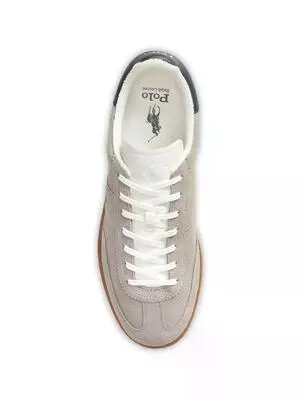 Polo Ralph Lauren Bedford Suede Lace-up Sneakers - Neutrals