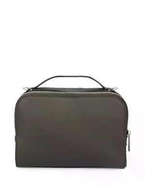 Loewe Anagram-motif Leather Shoulder Bag - Grey