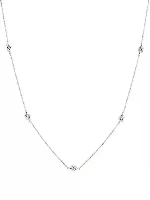 AUREE JEWELLERY Tone Knotted Necklace - Silver