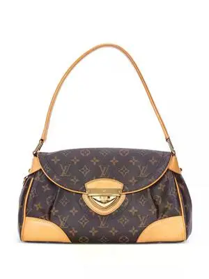 LOUIS VUITTON Beverly Mm Monogram Shoulder Bag - Brown