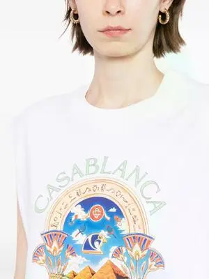 Casablanca Egyptian Arch Sleeveless T-shirt