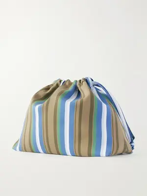 THE FRANKIE SHOP Morgan Striped Cotton Pouch - Multi