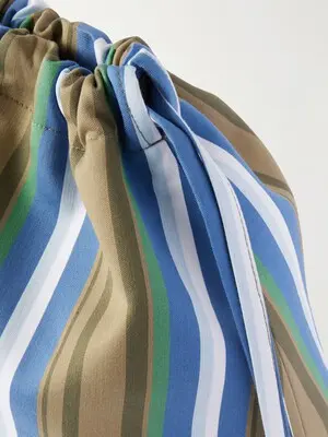 THE FRANKIE SHOP Morgan Striped Cotton Pouch - Multi