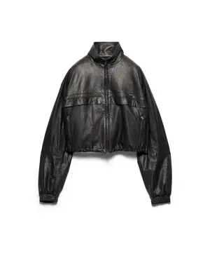 Prada Nappa Leather Jacket - Black