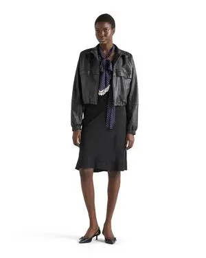 Prada Nappa Leather Jacket - Black