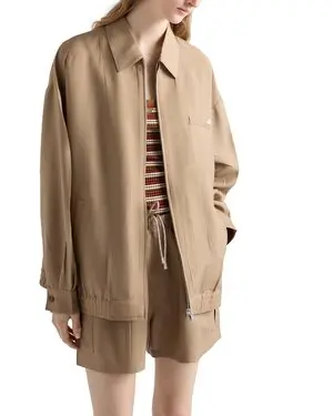 Prada Mohair Wool Blouson Jacket