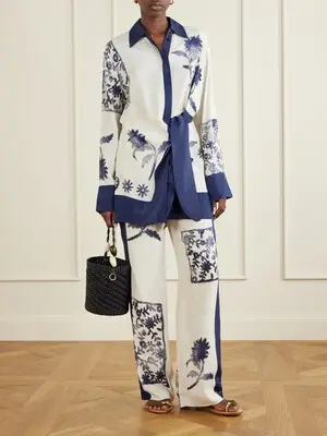 SIR. Phillipa Printed Georgette Shirt