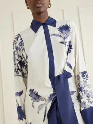 SIR. Phillipa Printed Georgette Shirt