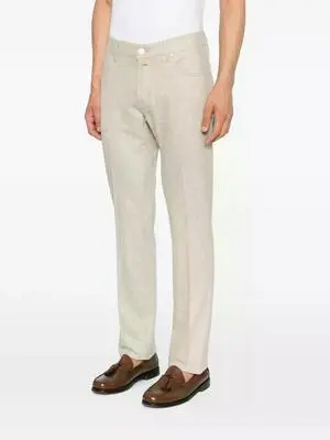 Jacob Cohen Straight-leg Wool Trousers