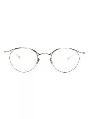 EYEVAN7285 Tone Round Frame Eyeglasses - Silver