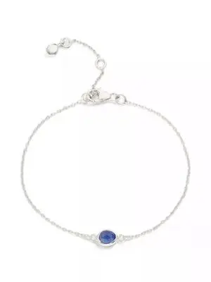 AUREE JEWELLERY Mini Manhattan Sapphire Bracelet - Silver