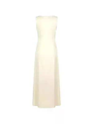 RÓHE Satin Maxi Dress With Scoop Neck