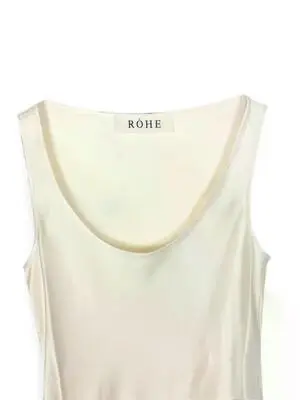 RÓHE Satin Maxi Dress With Scoop Neck