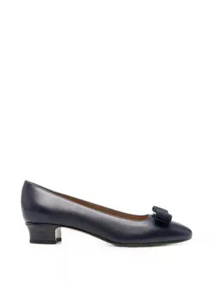 FERRAGAMO Vara Bow Pumps - Blue