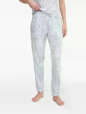 Dkny Logo-print Leopard-pattern Pajamas