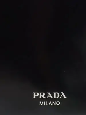 Prada Brushed Leather Flap Crossbody Bag