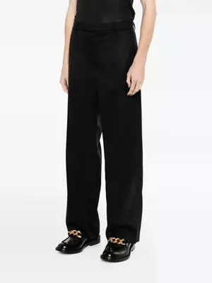 Casablanca Jacquard Wide-leg Trousers