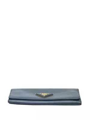 Prada 2013-2026 Saffiano Lux Continental Wallet Long Wallets