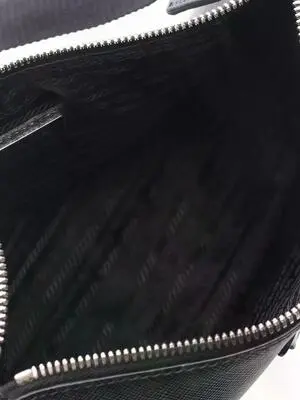 Prada Saffiano Crossbody Bag With Pouch