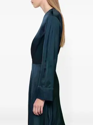 Zadig&Voltaire Remoir Satin Wrap Dress