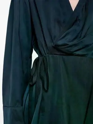 Zadig&Voltaire Remoir Satin Wrap Dress