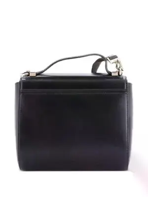 Givenchy Logo Strap Pandora Box Mini Bag - Black