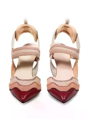 Fendi Iconic Colibrì Crystal-embellished Pumps