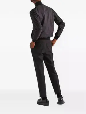 Prada Re-nylon Reversible High Neck Cardigan