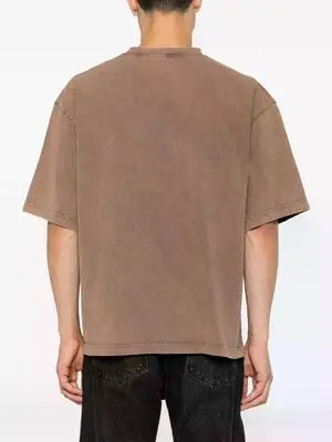 Axel Arigato Paris Washed Sky Cotton T-shirt - Brown
