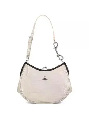 VIVIENNE WESTWOOD Croc-effect Orb Shoulder Bag