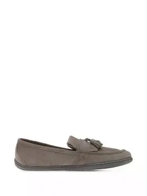 Be Lenka Suede Tassel Loafers - Grey