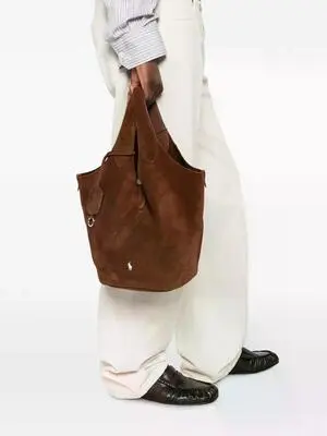 Polo Ralph Lauren Play Suede Tote Bag - Brown