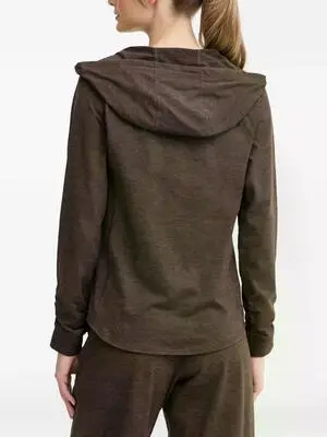 Dkny Zip-up Drawstring Hoodie