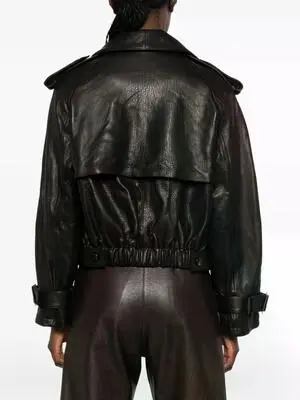 GIORGIO BRATO Double-breasted Leather Jacket