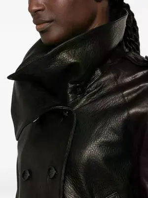 GIORGIO BRATO Double-breasted Leather Jacket