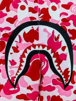 A BATHING APE Camouflage Shark Shorts