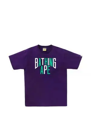 A BATHING APE Colors Nyc Logo-print T-shirt - Purple