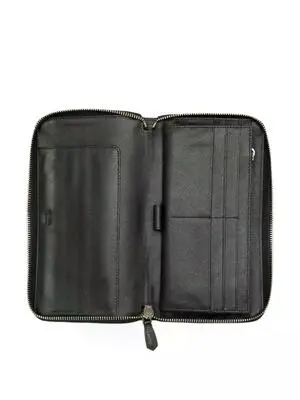 Prada 2000-2013 Saffiano Zip Around Travel Wallet Long Wallets