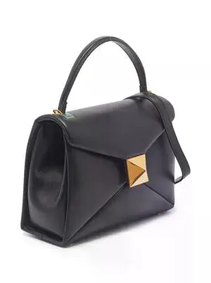 Red Valentino One Stud Leather Top Handle Bag