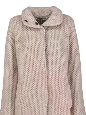 FALCONERI Chunky Knit High Neck Coat