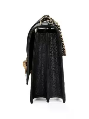 Versace La Medusa Snake-embossed Shoulder Bag