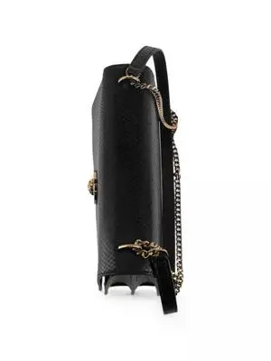 Versace La Medusa Snake-embossed Shoulder Bag