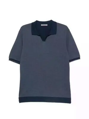 Corneliani Textured T-shirt - Blue