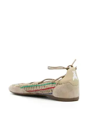 Patrizia Pepe Raffia Ballet Flats