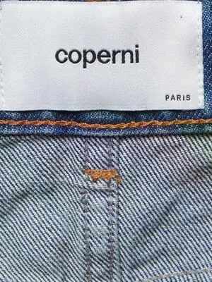 Coperni Bubble-hem Denim Skirt