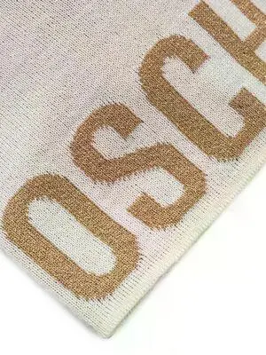 Moschino Intarsia-knit Logo Beanie Hat